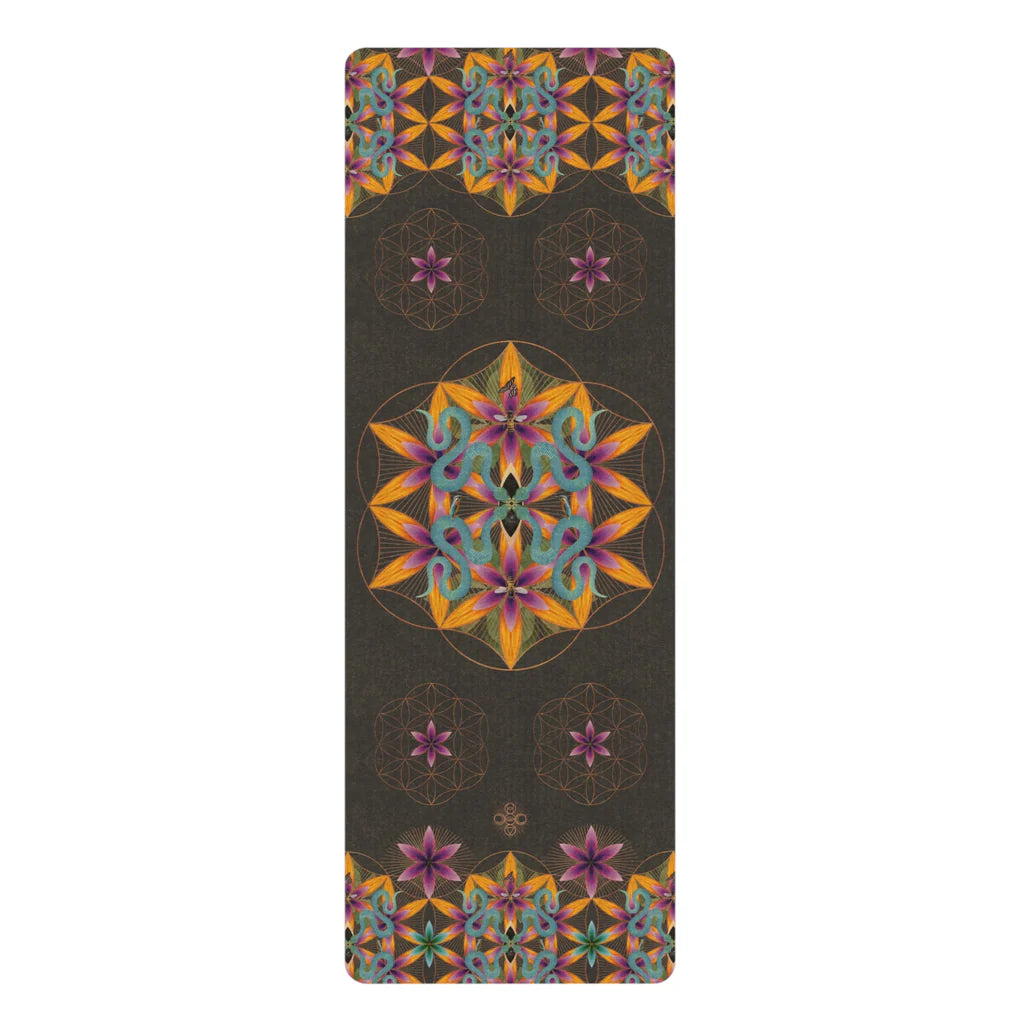 Align Your Practice with a Sacred Geometry Yoga Mat – Cosmic Collage