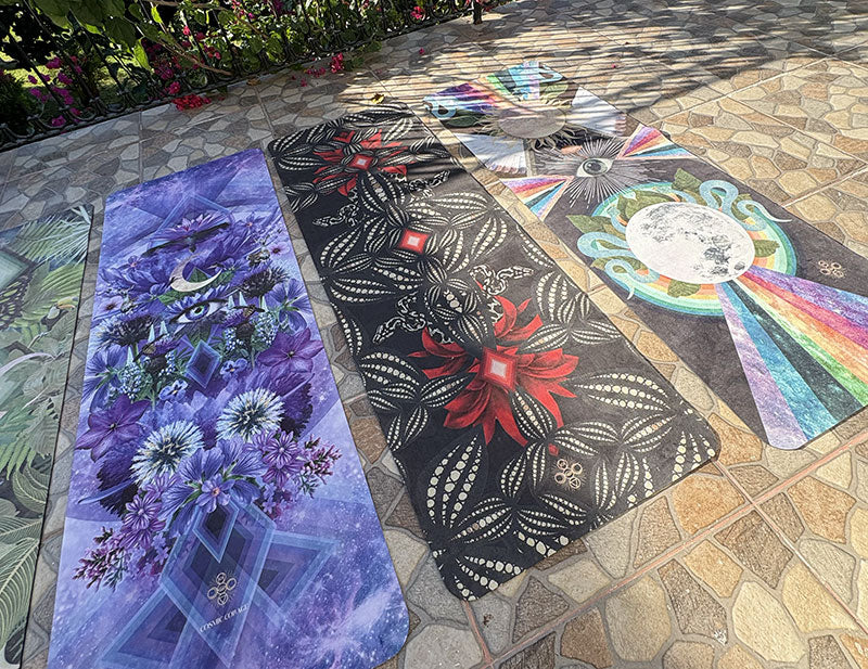 Cosmic Yoga Mats: Sacred Art for Your Practice – Cosmic Collage